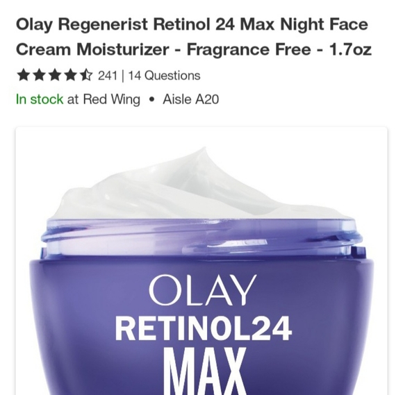 OLAY | Skincare | Olay Purple And White Moisturizer Retinol24 Max ...